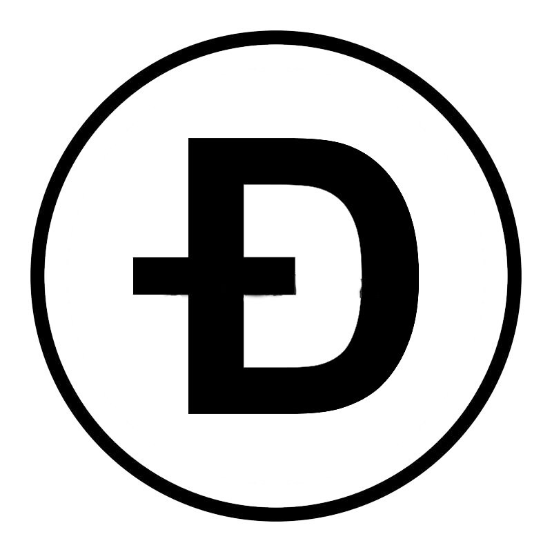 Doge Coin Vinyl Logo, Doge Coin Decal, Doge Coin Car Decal, Dogecoin ...