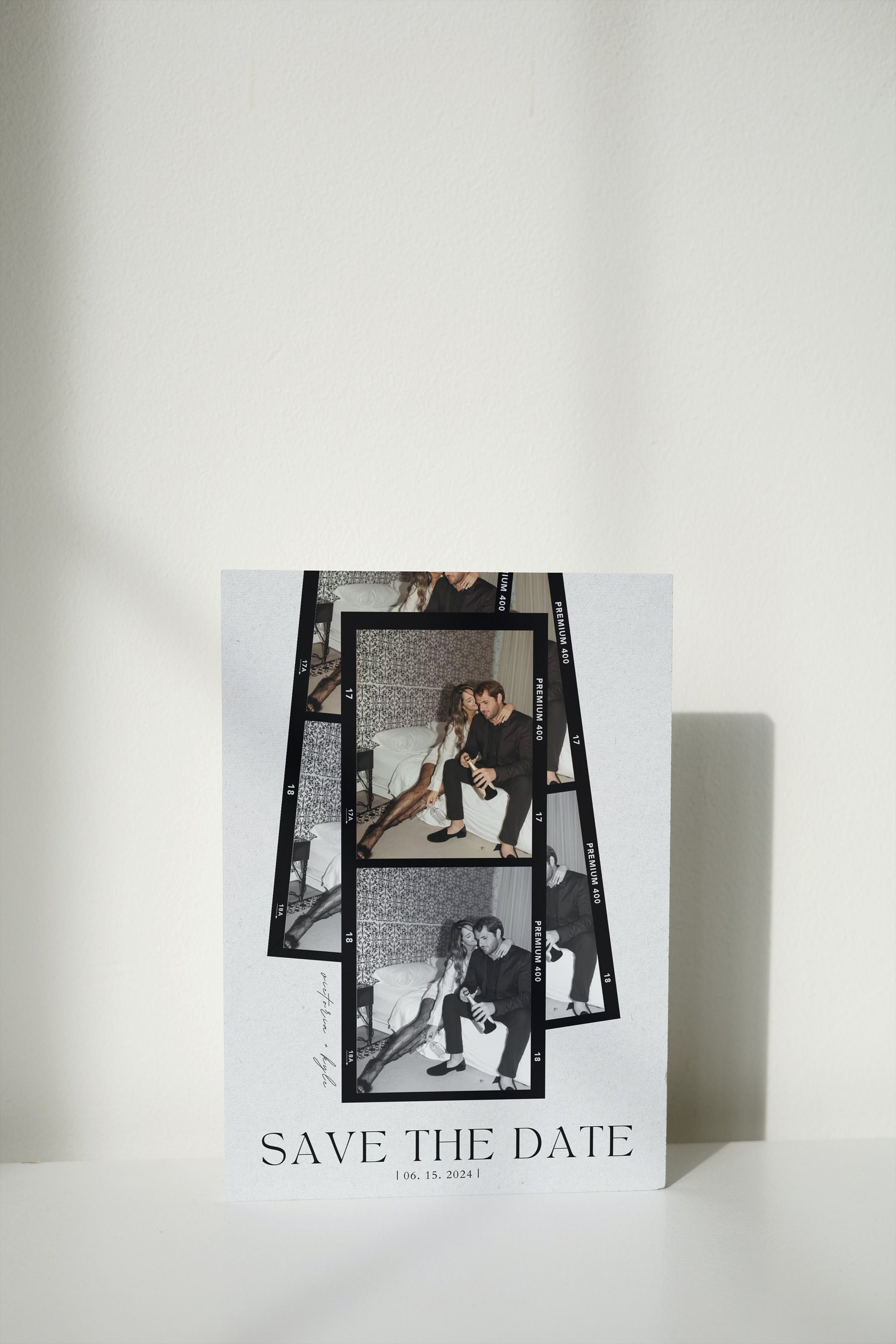 Modern Film Save the Date Template - Etsy