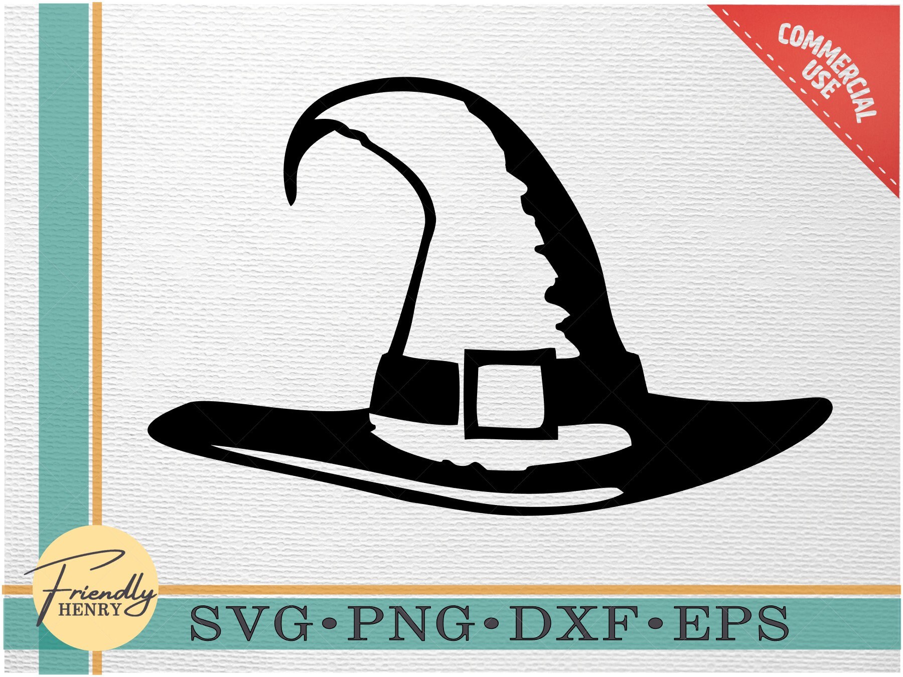 Witch Hat SVG PNG DXF Design Files, Witch Clipart, Witch Hat Silhouette ...