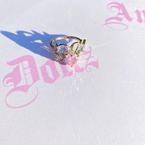 Y2K Silver Rings - Etsy