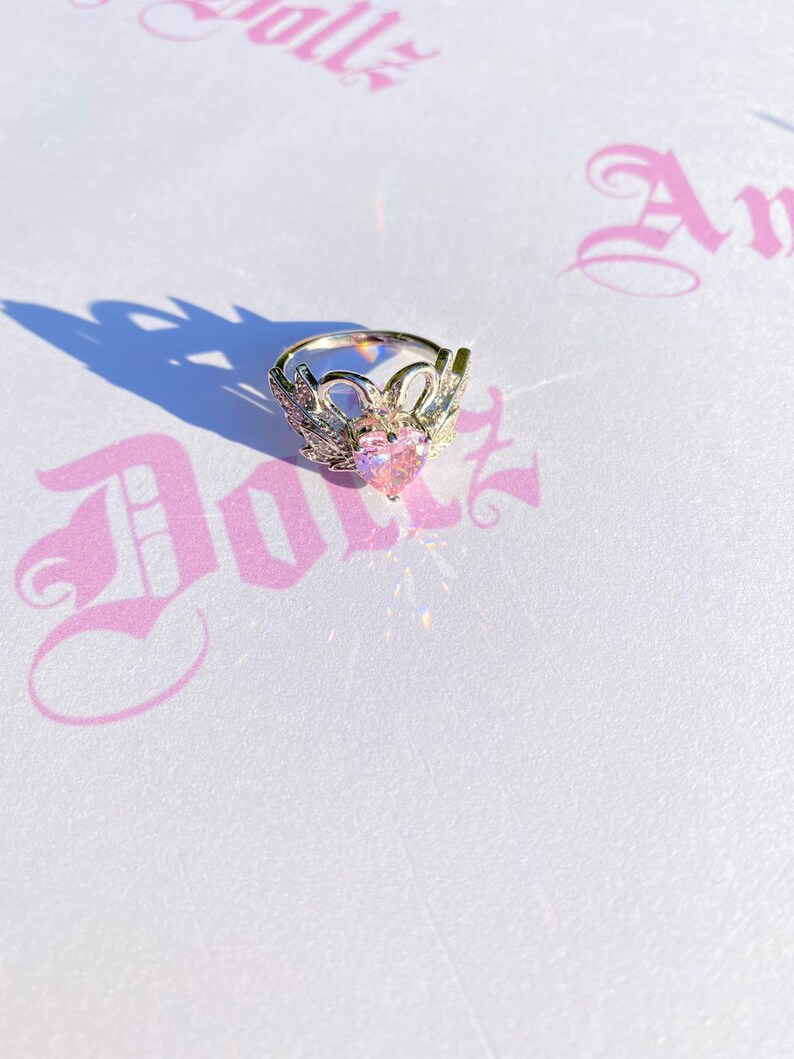 Y2K Silver Rings - Etsy