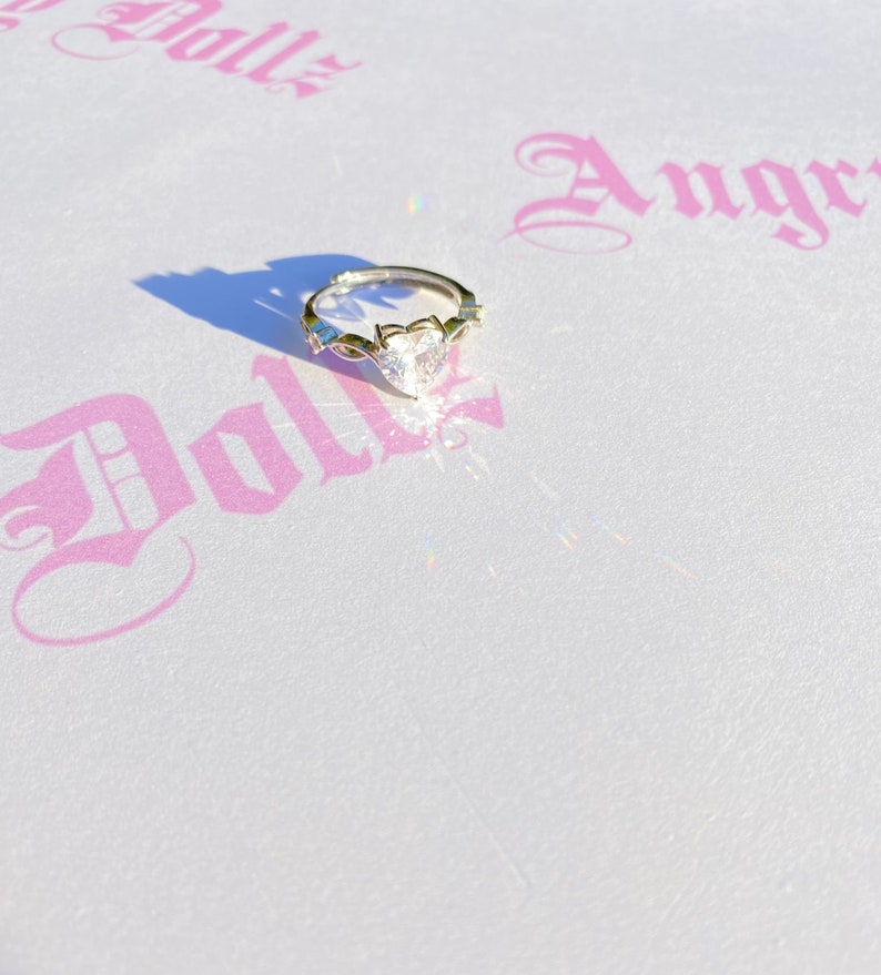 Y2K Silver Rings - Etsy