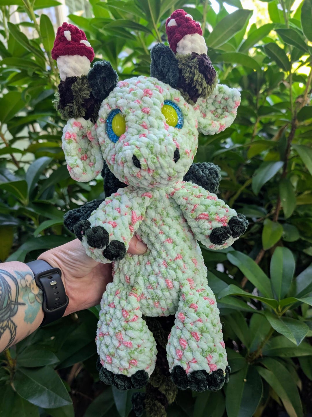 Crochet Dragon Plushie Elemental Earth - Etsy