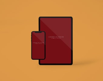 Red Ipad Wallpaper - Etsy