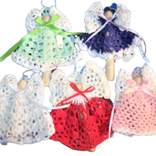 Clothespin Angels - Etsy