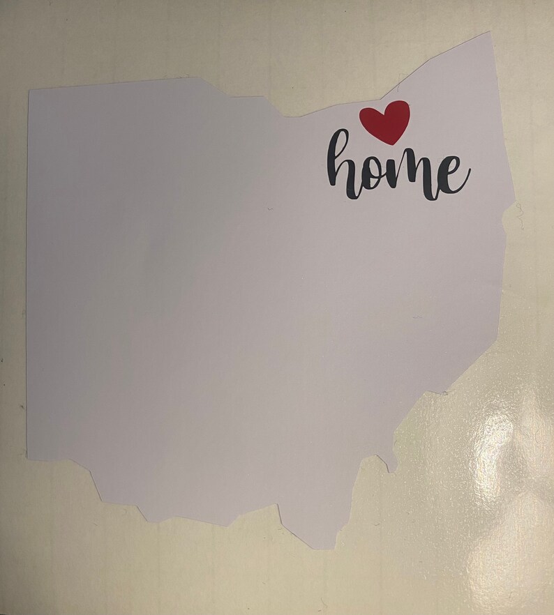 Ohio cleveland Home Car Decal - Etsy