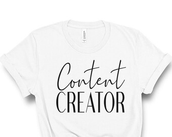 Youtube Creator Shirt - Etsy