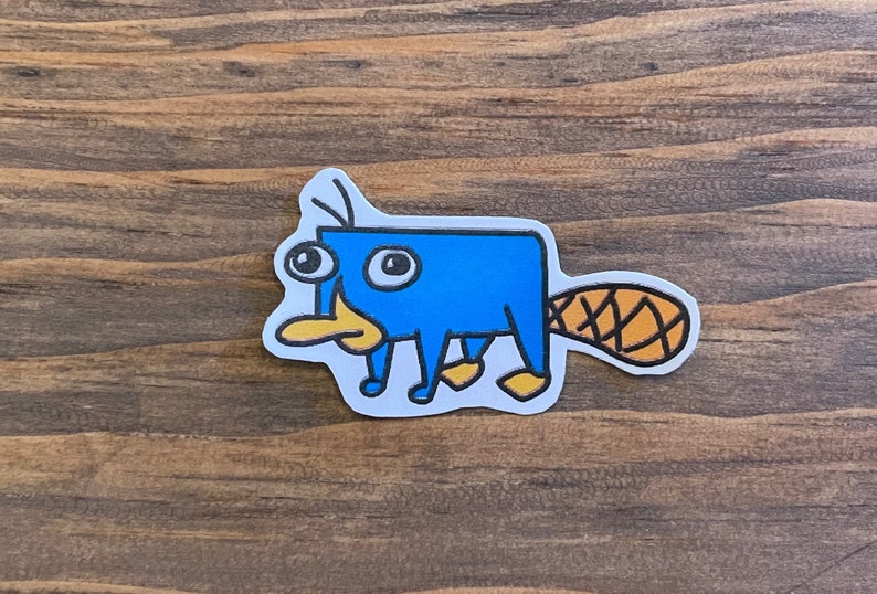Perry the Platypus Sticker// Phineas and Ferb Stickers//perry Sticker ...
