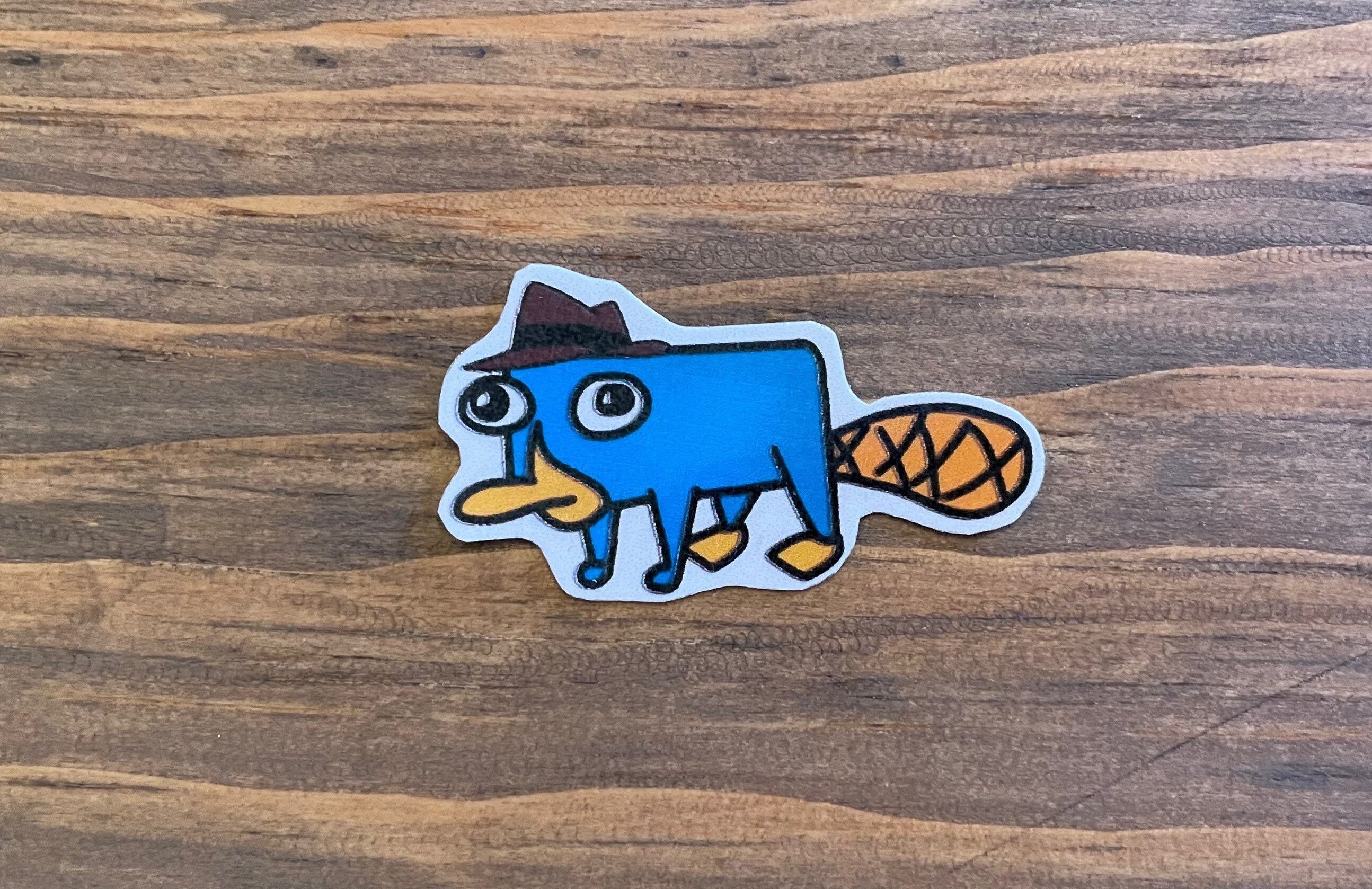 Perry the Platypus Sticker// Agent P Sticker// Phineas and Ferb ...