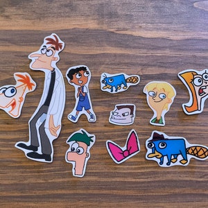 Phineas and Ferb Sticker Pack//doctor Doofenshmirtz//phineas and Ferb ...