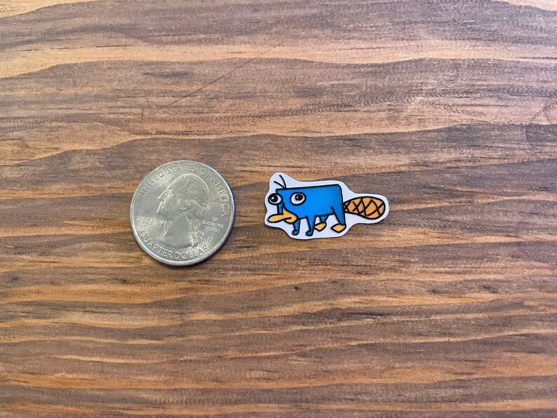 Small Perry the Platypus Sticker//phineas and Ferb - Etsy