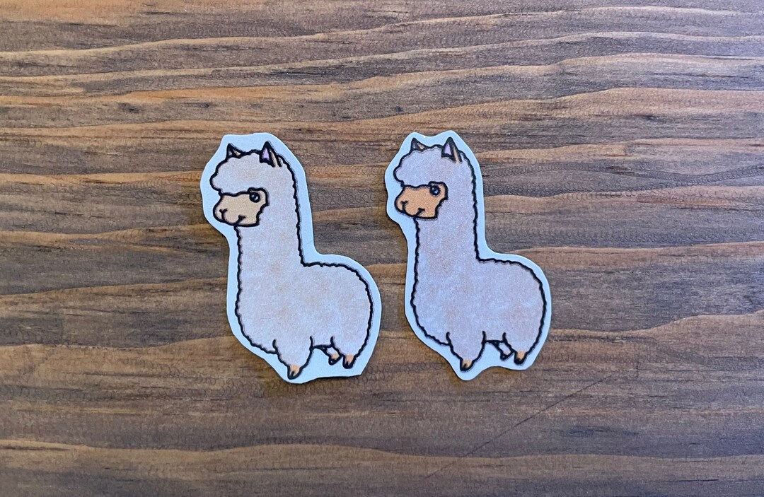 2 Pack Llama Stickers//llama and Alpaca Stickers//animal Stickers - Etsy