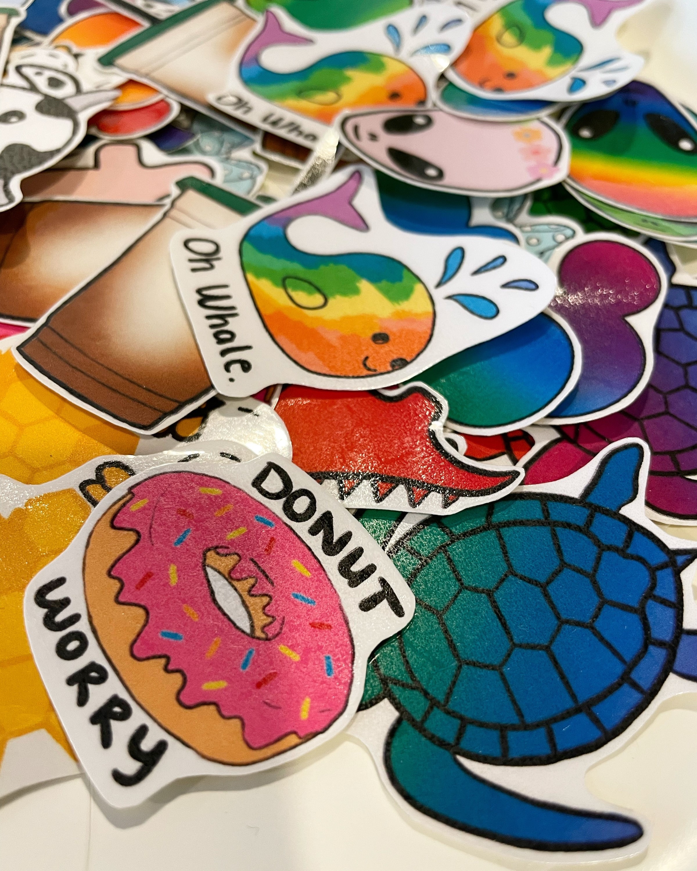 6 Pc Random Assorted Sticker Pack - Etsy