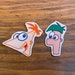 Phineas and Ferb Sticker Pack//doctor Doofenshmirtz//phineas and Ferb ...