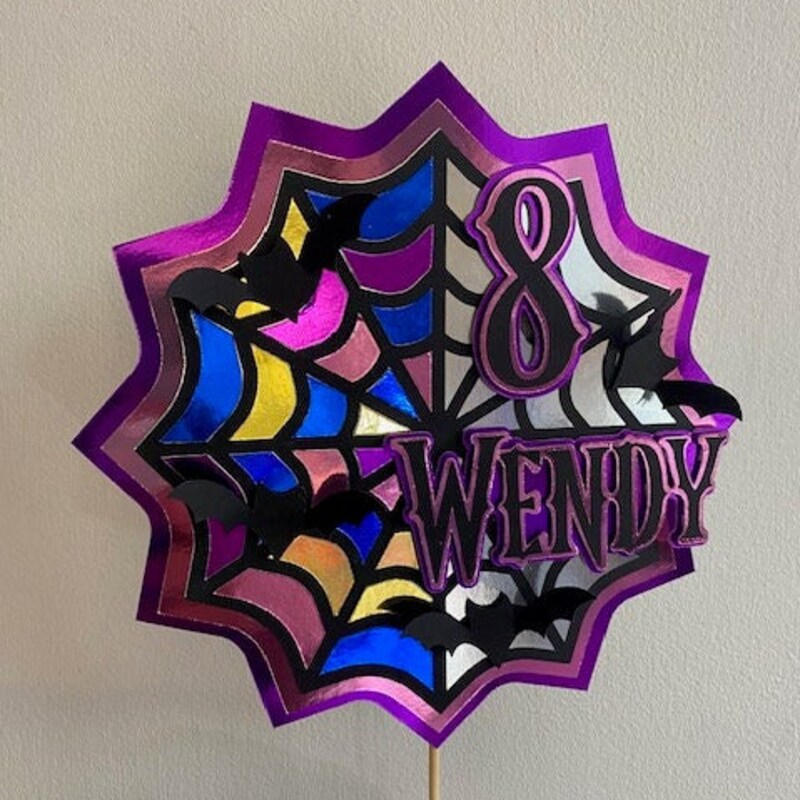 Wednesday and Enid Cake Topper - Etsy