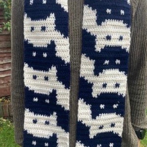 Crochet Cat Scarf Pattern (DIGITAL PDF PATTERN) - Etsy