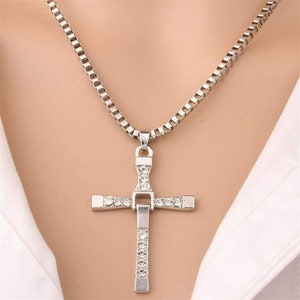 Fast and Furious Necklace Pendant Cross Dominic Toretto Vin - Etsy UK
