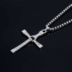 Fast and Furious Necklace Pendant Cross Dominic Toretto Vin - Etsy UK