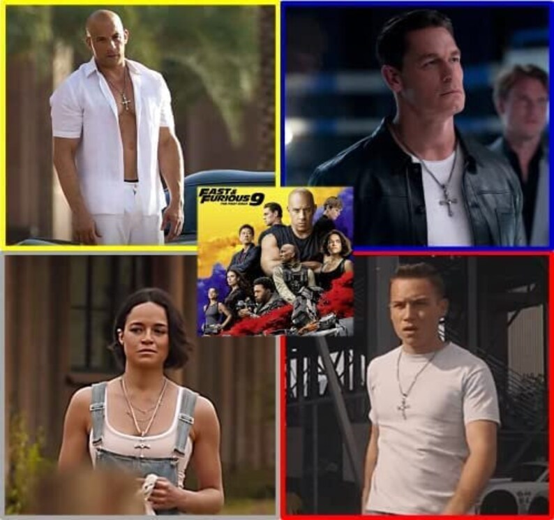 Fast and Furious Dominic Toretto Cross Stinless Steel Silver - Etsy UK