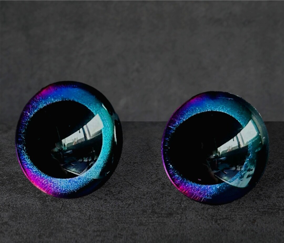 BLUE SAFETY EYES for Doll and Toy Making Perfect for Amigurumi, Crochet ...