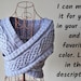 Cross Body Wrap Vest Knitting Pattern, Aran Wrap With Celtic Cable ...