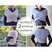 Crossover Wrap Knitting Pattern, Women's Cable Vest Convertible to ...