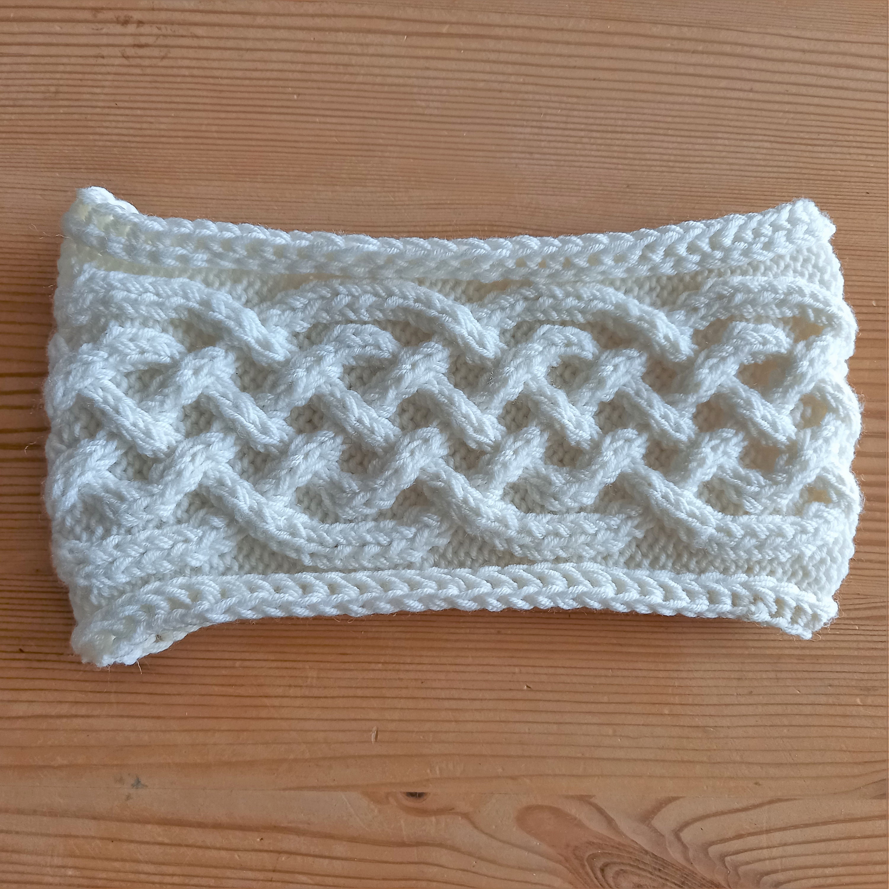 Headband Knitting Pattern With Celtic Cables, Winter Ear Warmer for ...
