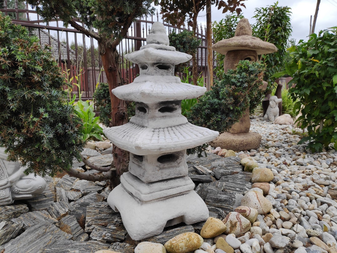 Three Tier Japanese Lantern /pagoda - Etsy