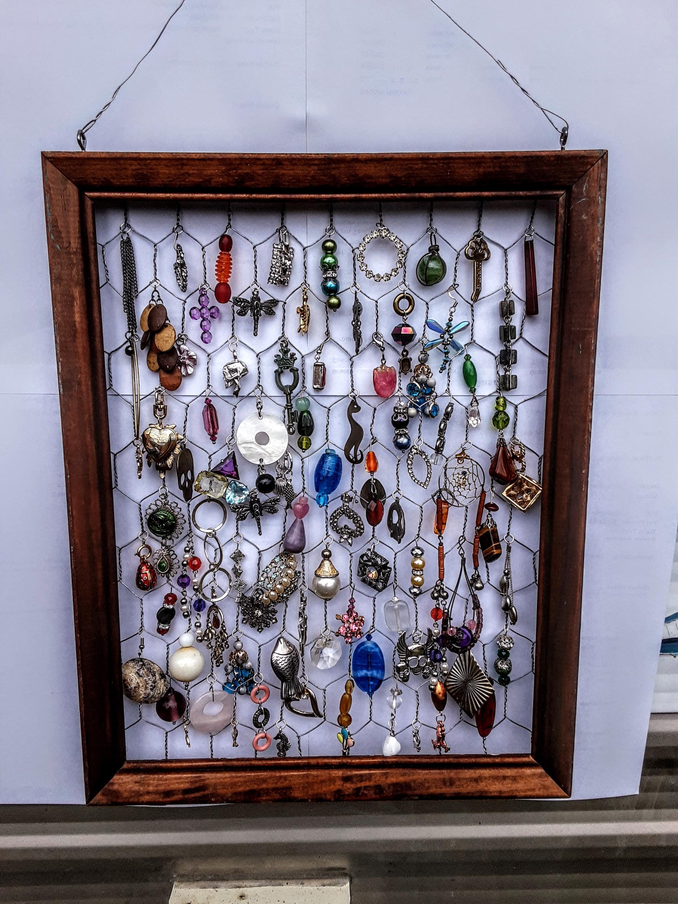 Framed Jewelry Art - Etsy