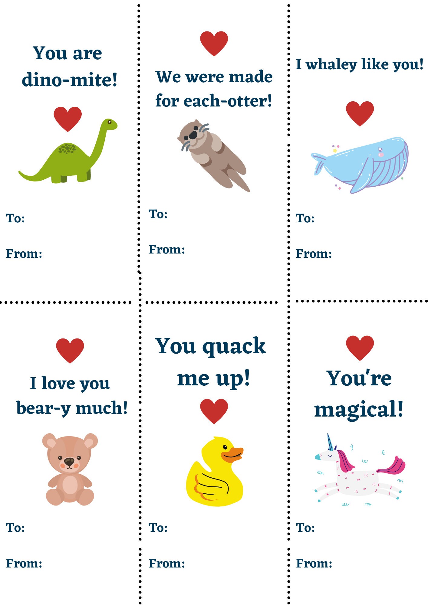 Kids Valentines Day Cards | Printable Valentines for Kids | Classroom ...