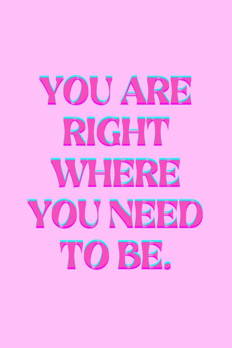 Purple Multicolored Positive Quote Print | DIGITAL DOWNLOAD | Wall Art ...