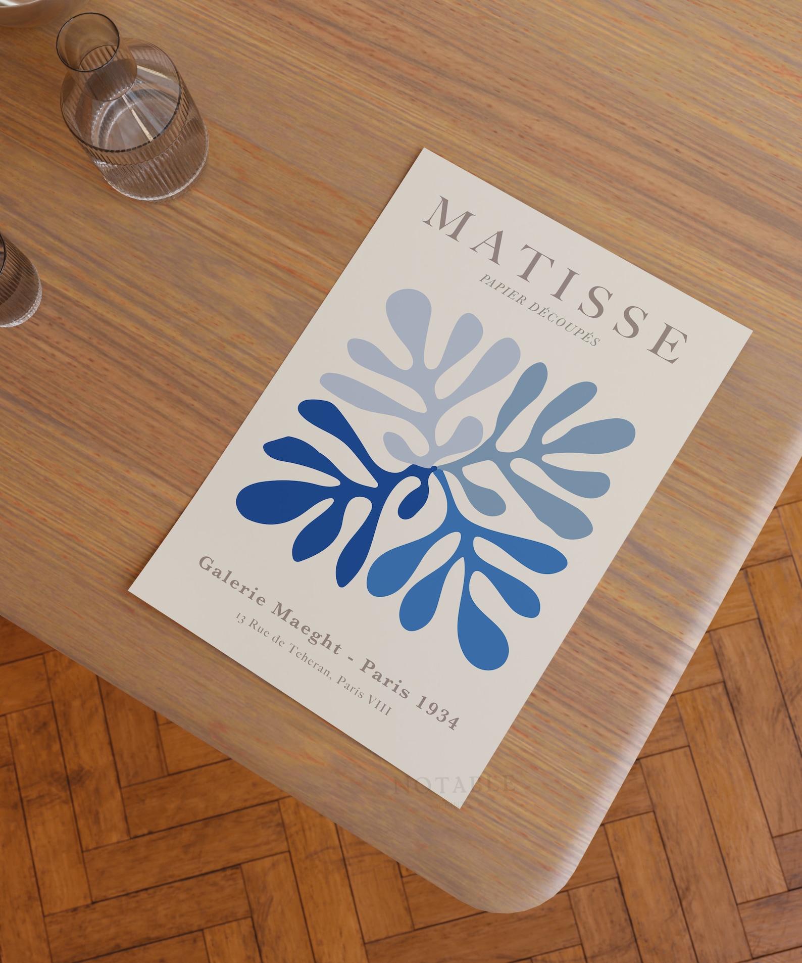 Matisse Print, Henri Matisse Blue Algae Cut Out Poster, Matisse Wall ...