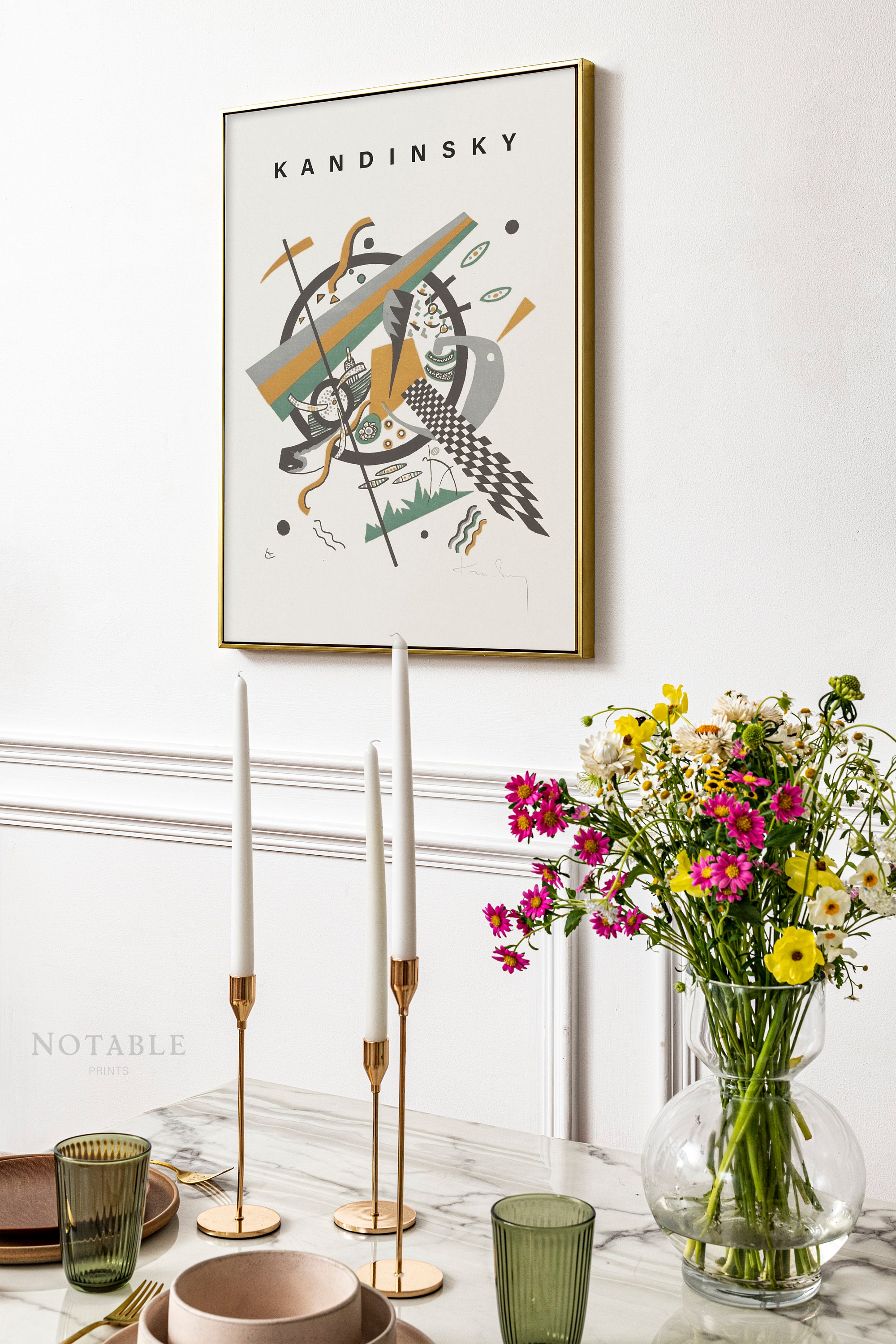 Kandinsky Poster 1922 Small Worlds IV Ship From the - Etsy Canada