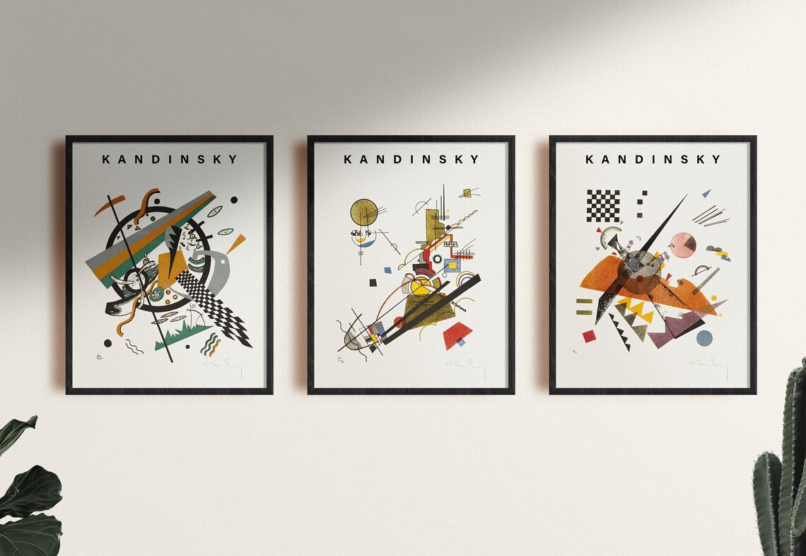 Kandinsky Poster 1922 Small Worlds IV Ship From the - Etsy Canada