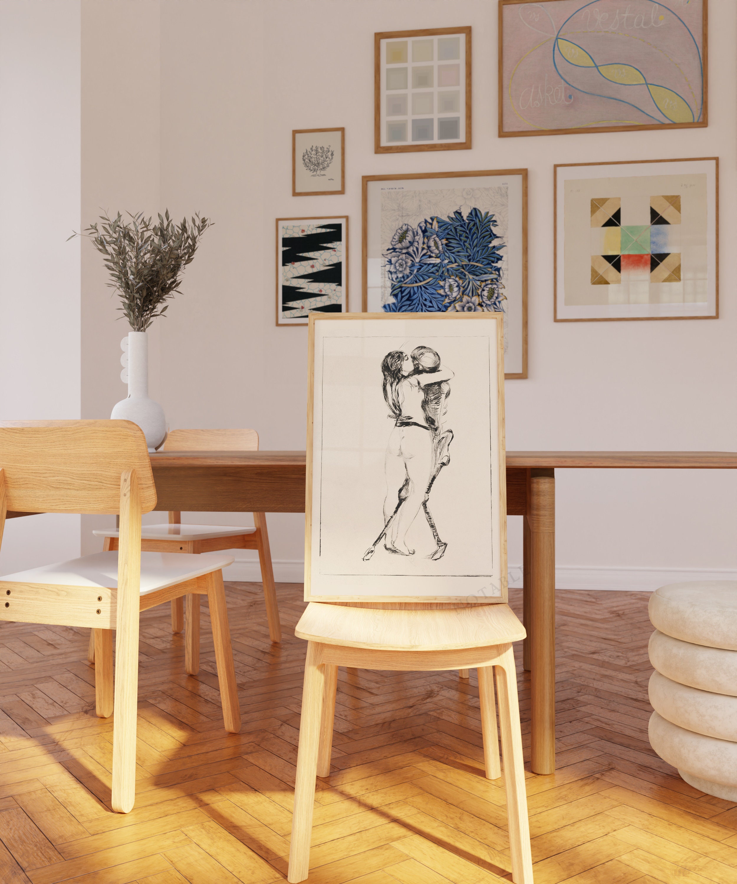 Edvard Munch Print Death and the Woman 1894-1895 Ship From - Etsy