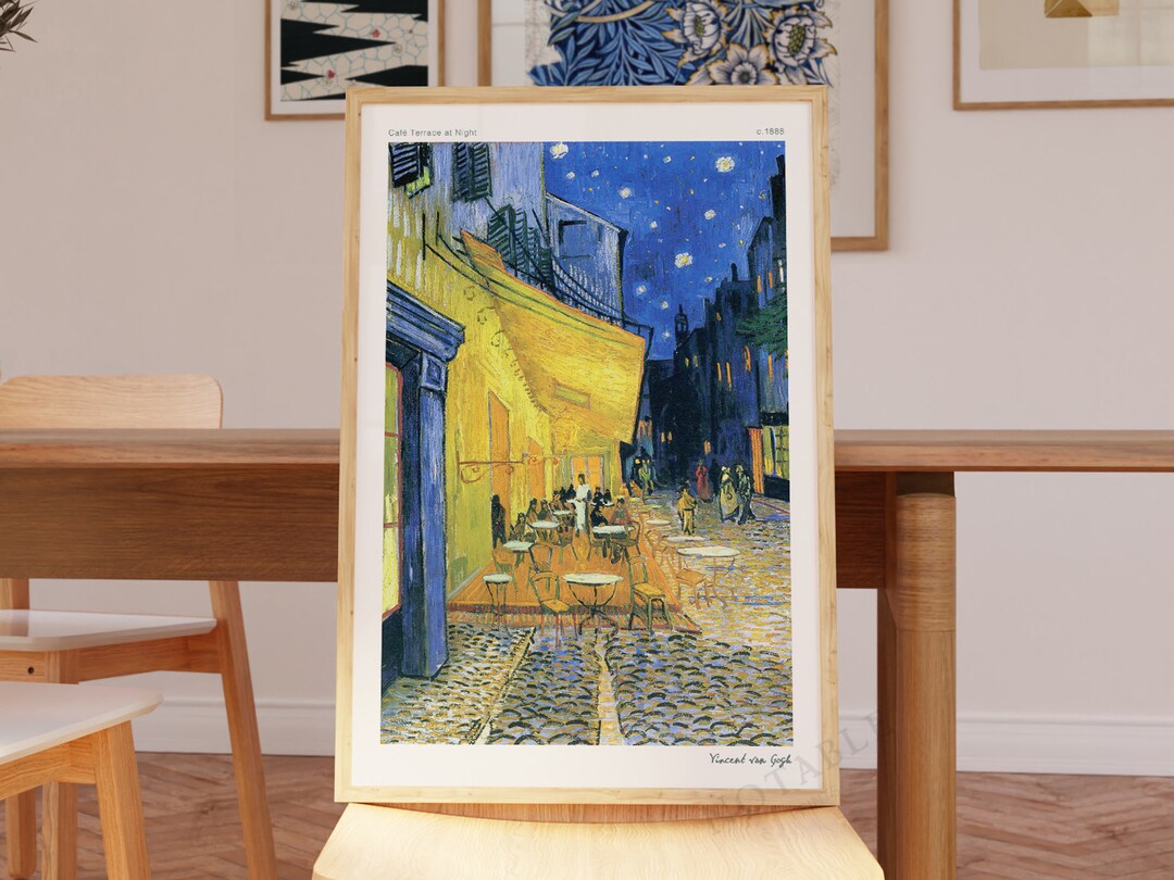 Van Gogh Print, Cafe Terrace at Night by Vincent Van Gogh, Giclee Print ...