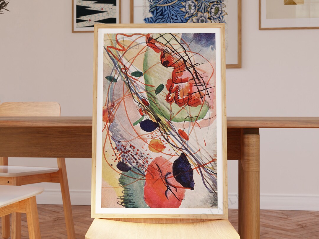 Wassily Kandinsky Print, Aquarell, Ship From Uk/us/europe/australia - Etsy