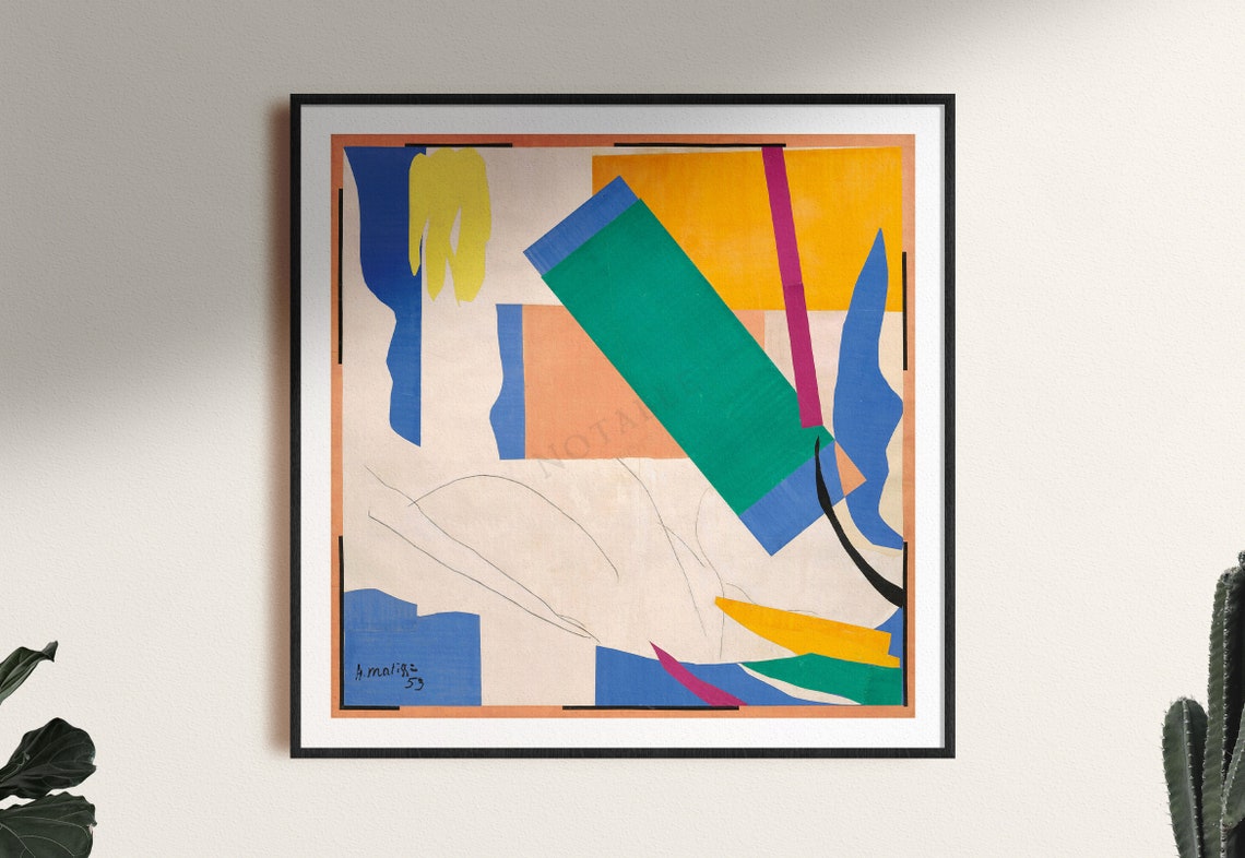 Henri Matisse Print Memory of Oceania Matisse Cut Outs Art - Etsy