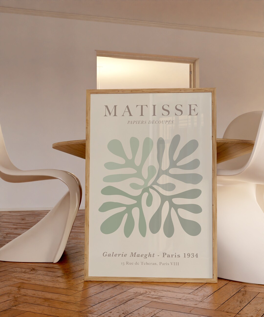 Matisse Print Sage Green, Henri Matisse Algae Cut Out Poster, Matisse ...