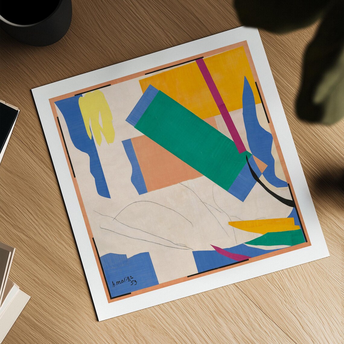 Henri Matisse Print, Memory of Oceania, Matisse Cut Outs Art Print ...