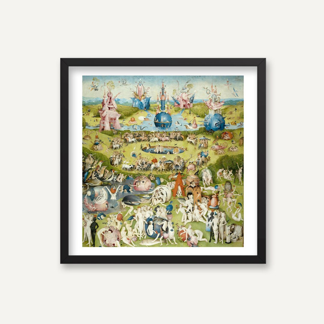 Hieronymus Bosch Print, the Garden of Earthly Delights Print, 1503–1515 ...