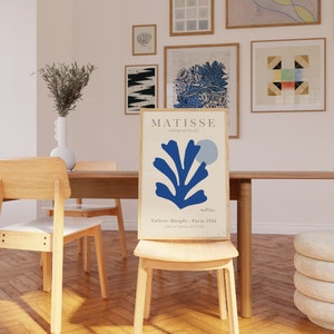 Blue Matisse Print, Henri Matisse Algae Cut Out Poster, Matisse Wall ...