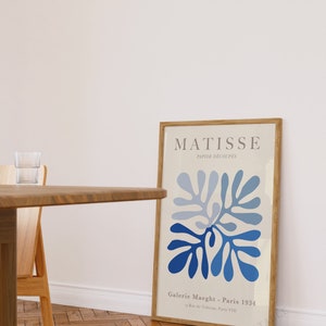Matisse Print, Henri Matisse Blue Algae Cut Out Poster, Matisse Wall ...