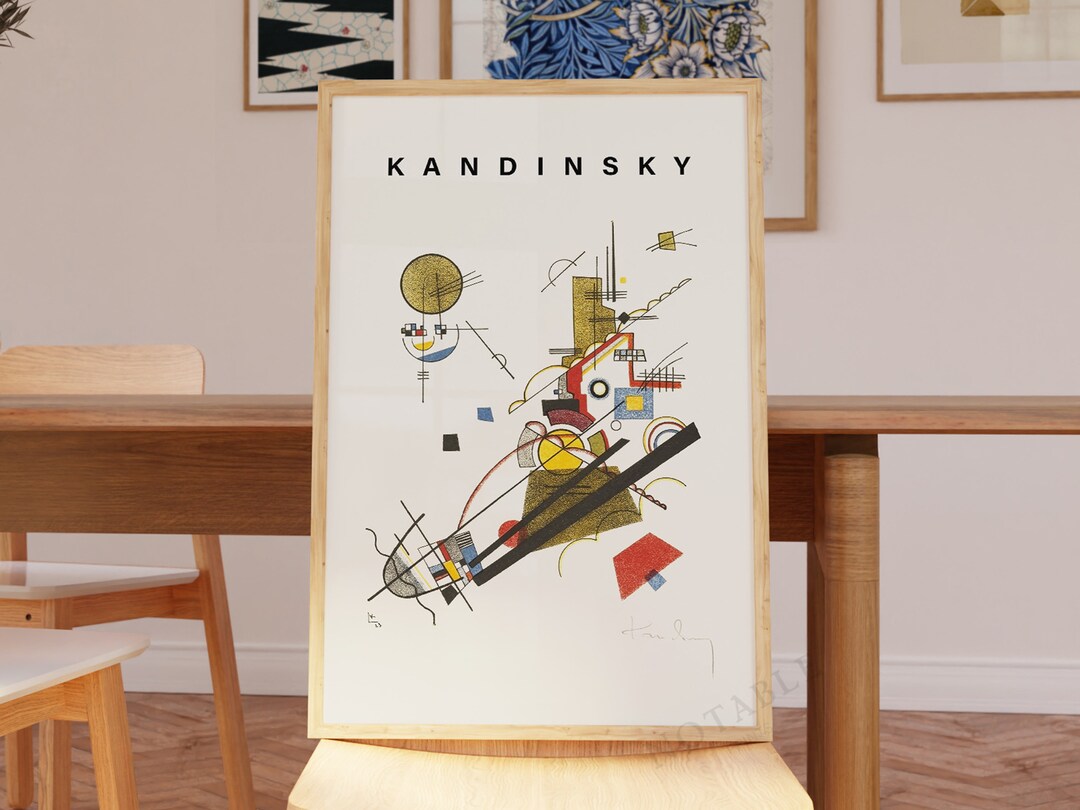 Kandinsky Poster, Kandinsky Art Print, Boat Trip kahnfahrt 1913 ...