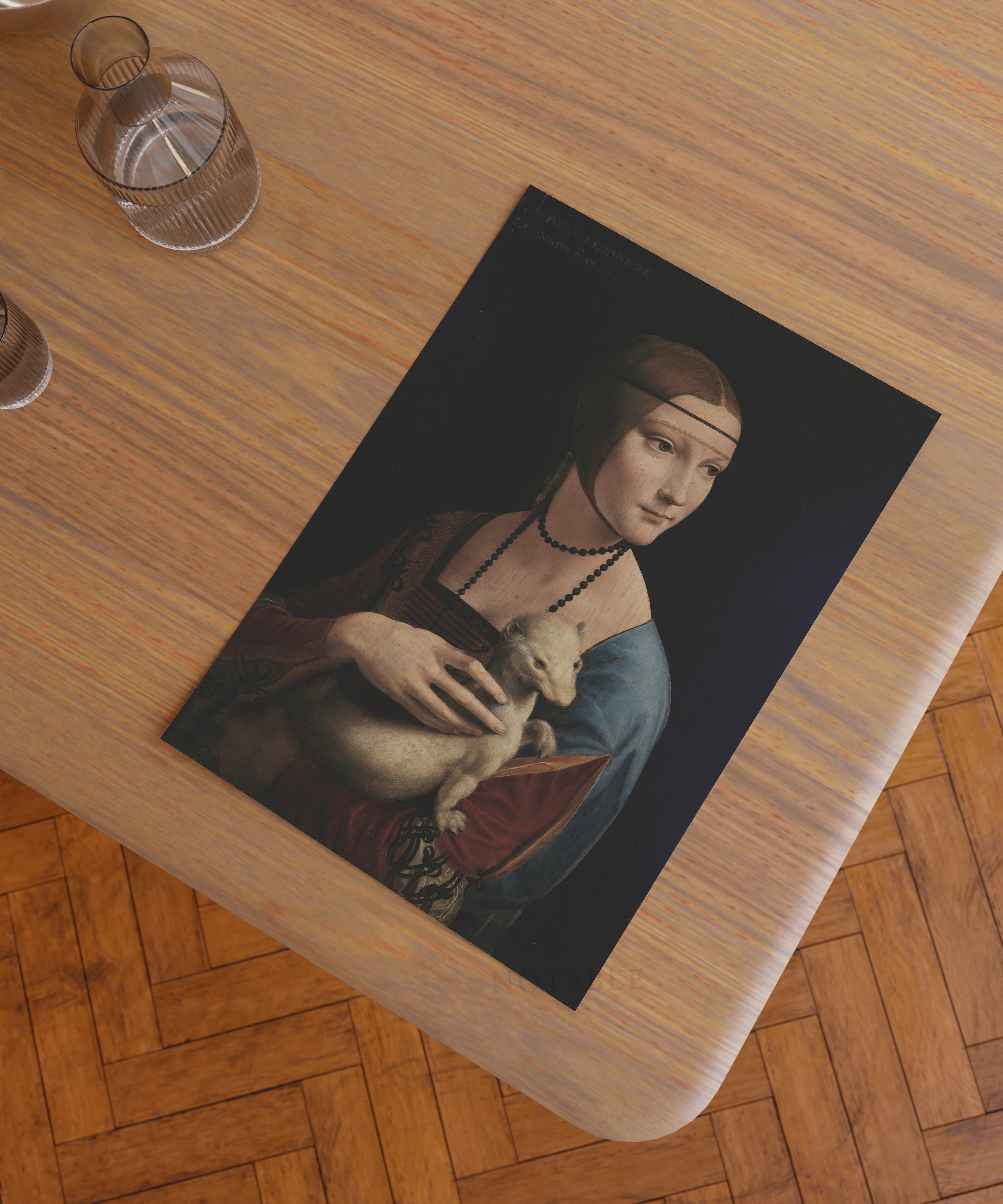 Leonardo Da Vinci Print, Lady With an Ermine Print, Ship From Uk/us ...
