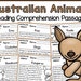 Australian Animals K-2 Reading Comprehension Passages Bundle Homeschool ...