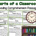 Parts of a Classroom Reading Comprehension Passages and Questions Back ...