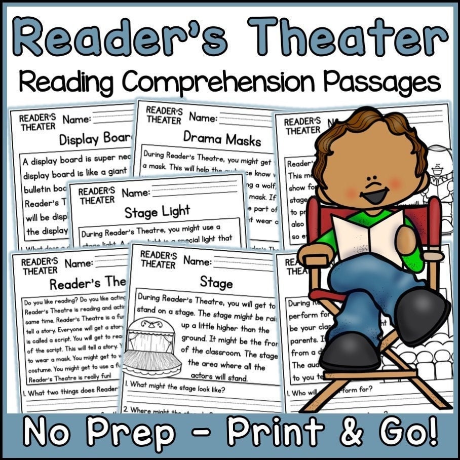 Readers Theatre Reading Comprehension Passages and Questions Back to ...