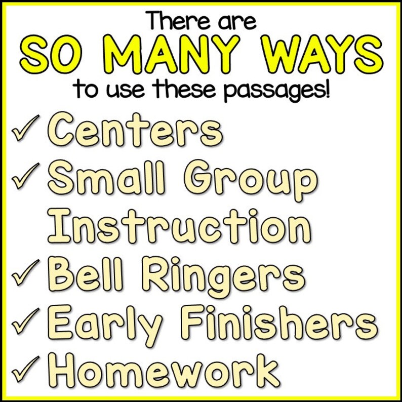 School Schedule Reading Comprehension Passages and Questions Back to ...