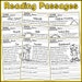 School Transportation Reading Comprehension Passages and Question Back ...